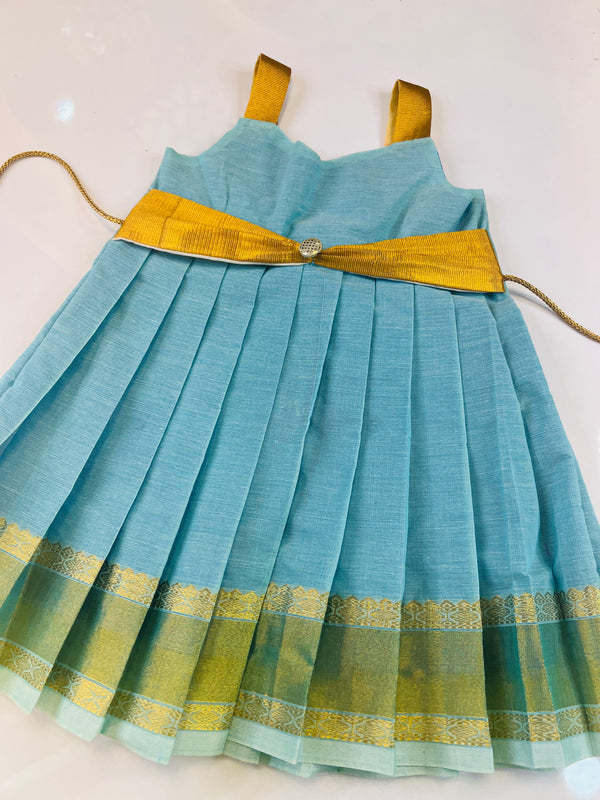 Sky Blue Frock – babypattustudio